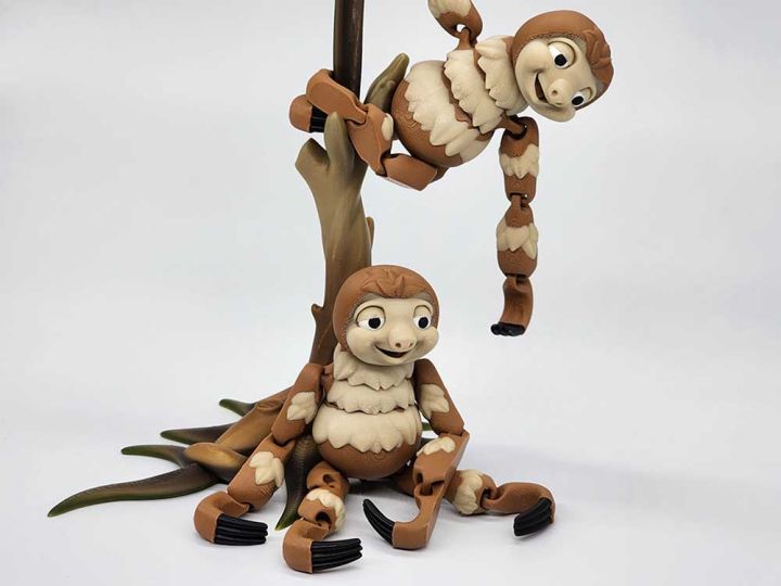 Sloth & Tree Set Medium – Pixing 3D Printing & Design